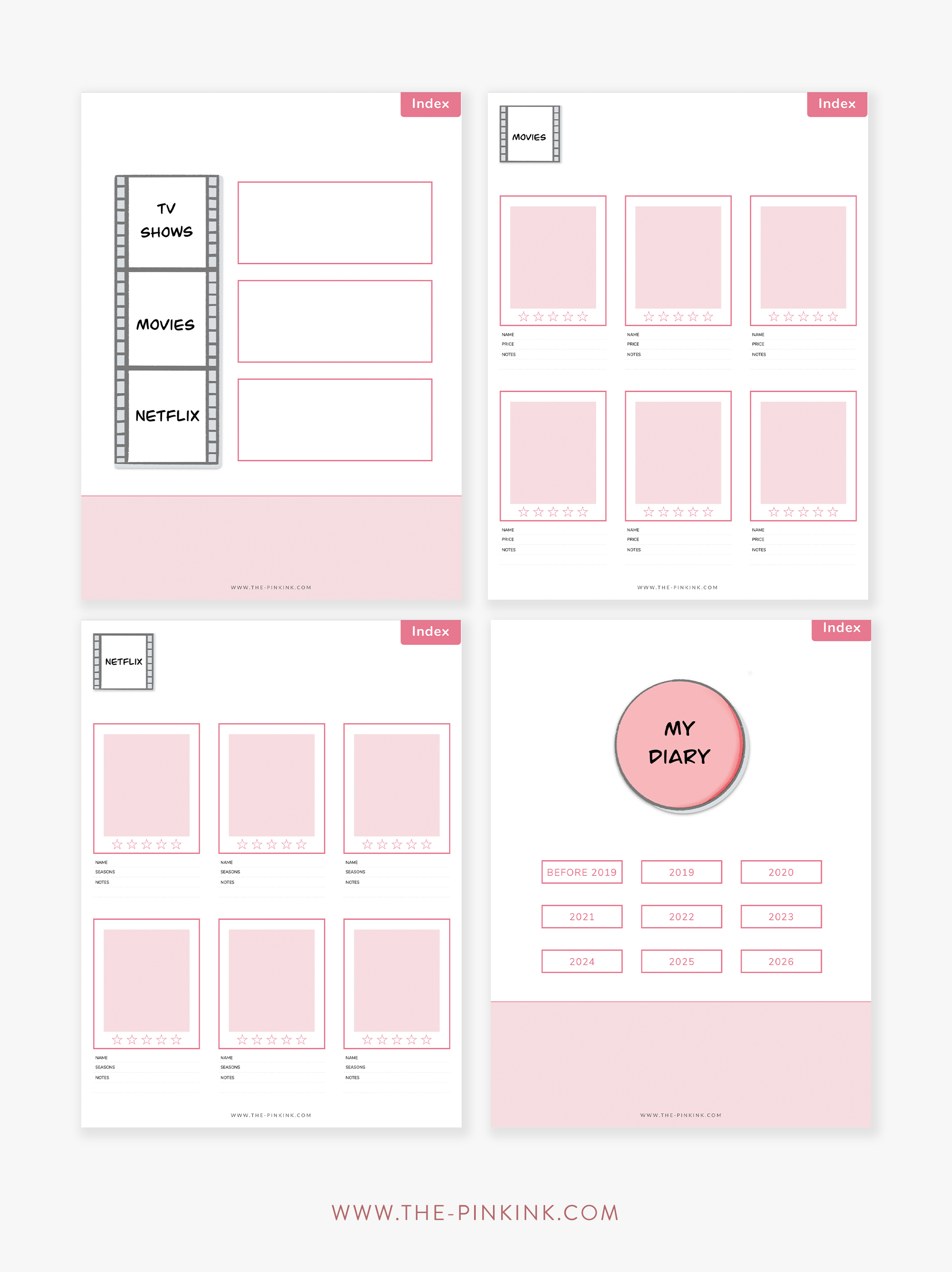 My Travel Journal — The Pink Ink Shop