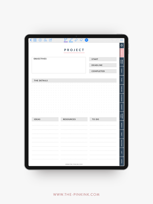 Launch Digital Planner — The Pink Ink Shop