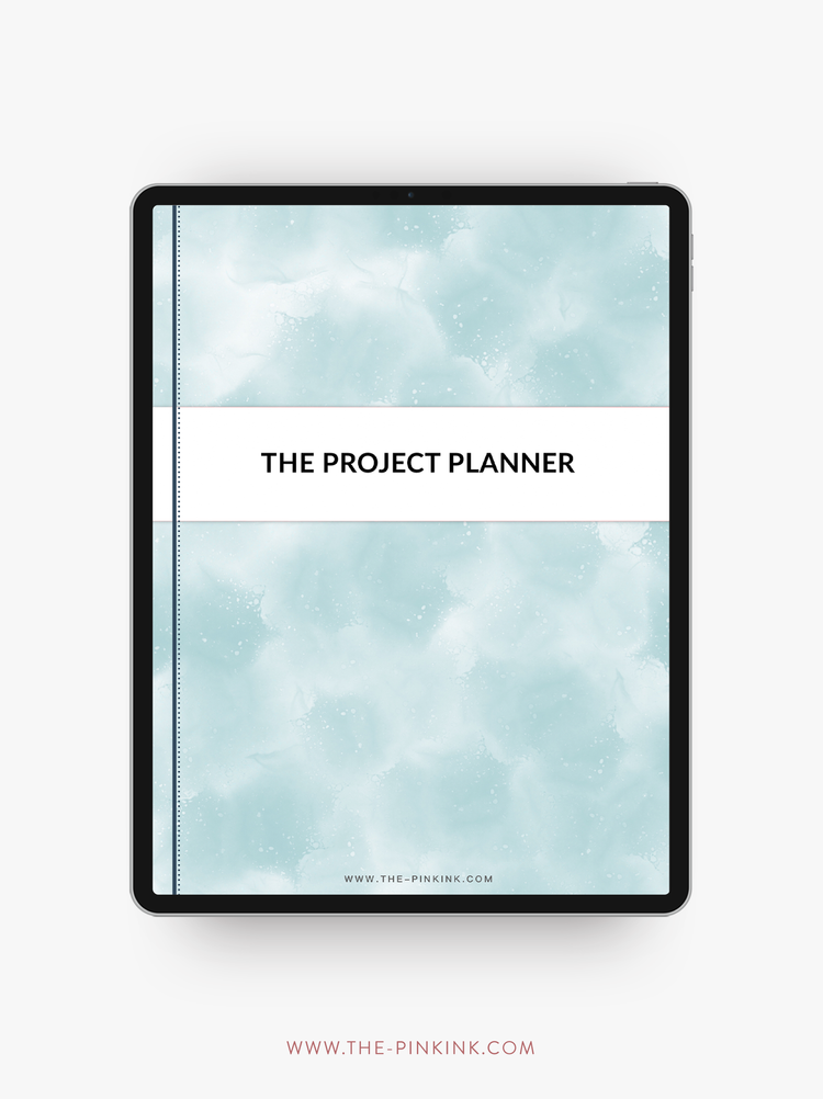 Digital Project Planner in Pink — The Pink Ink Shop