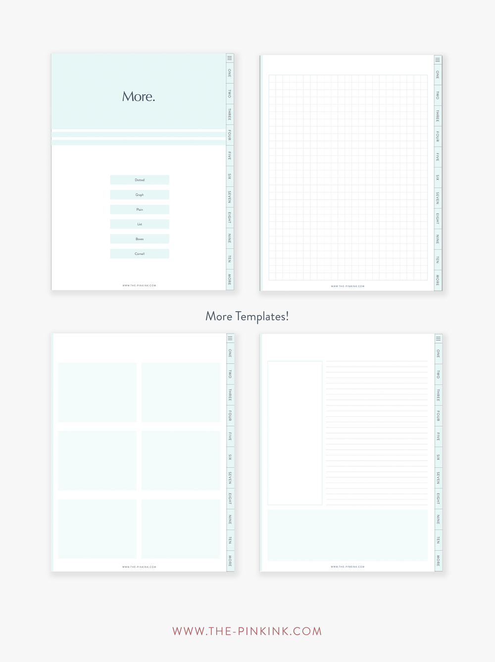 15-Subject Digital Notebook — The Pink Ink Shop