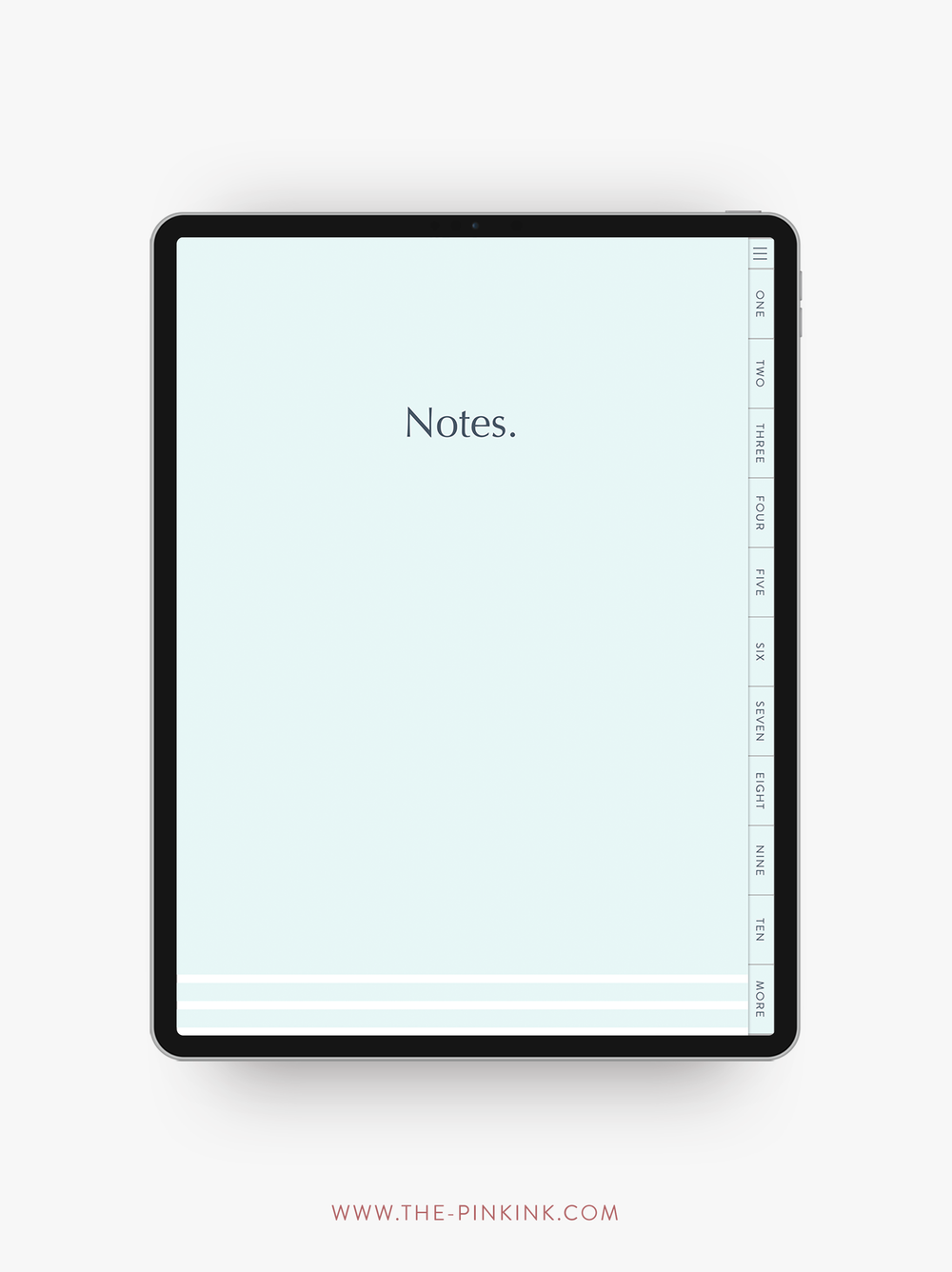 Burgundy Digital Plain Paper Notebook — The Pink Ink Shop