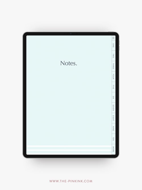 Burgundy Digital Plain Paper Notebook — The Pink Ink Shop