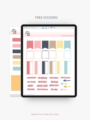 Essential Planner Yearly monthly — The Pink Ink Shop