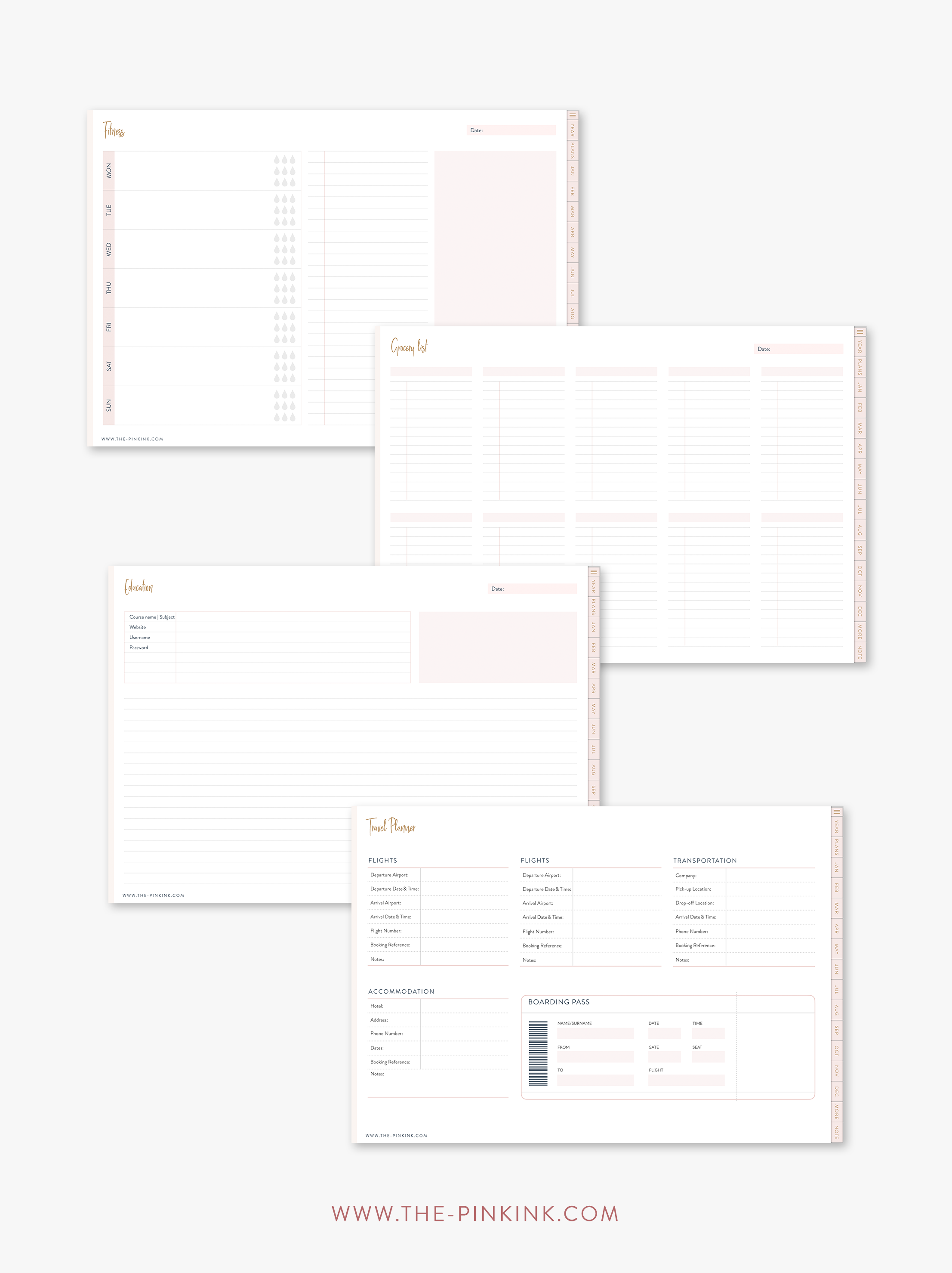 Digital Journal Bundle — The Pink Ink Shop