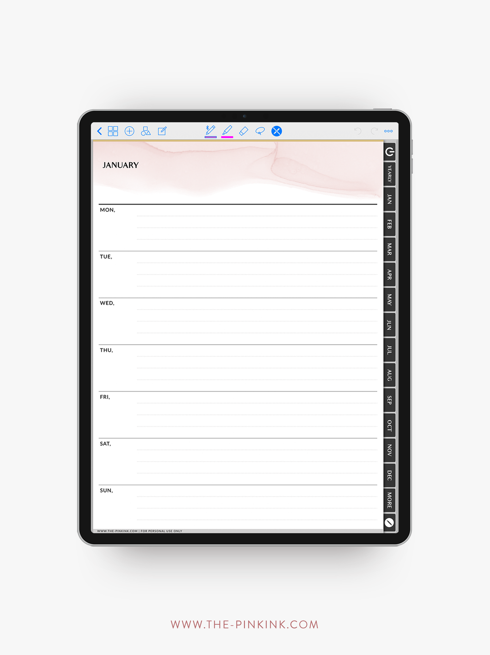 My Travel Journal — The Pink Ink Shop