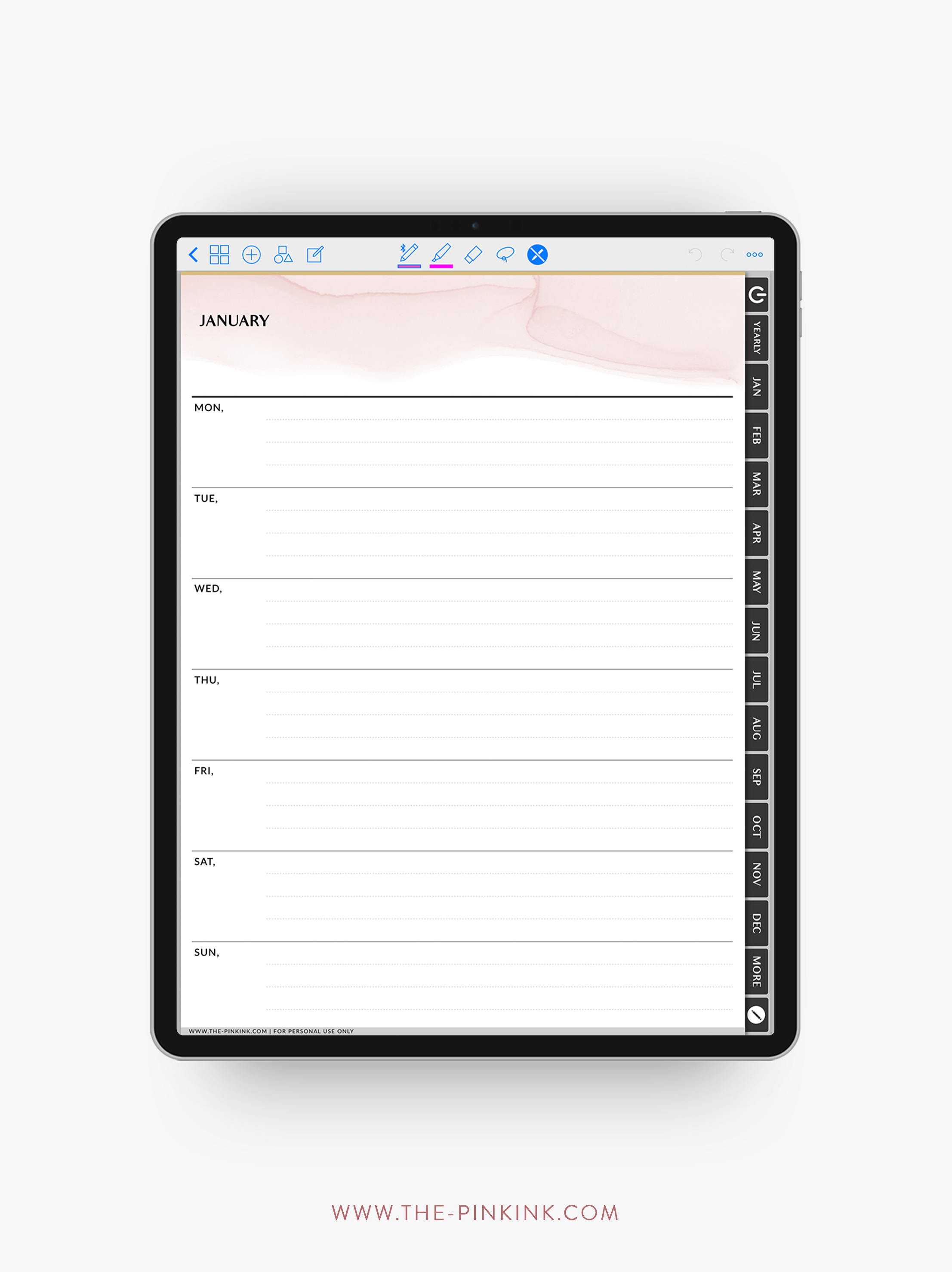 My Travel Journal — The Pink Ink Shop