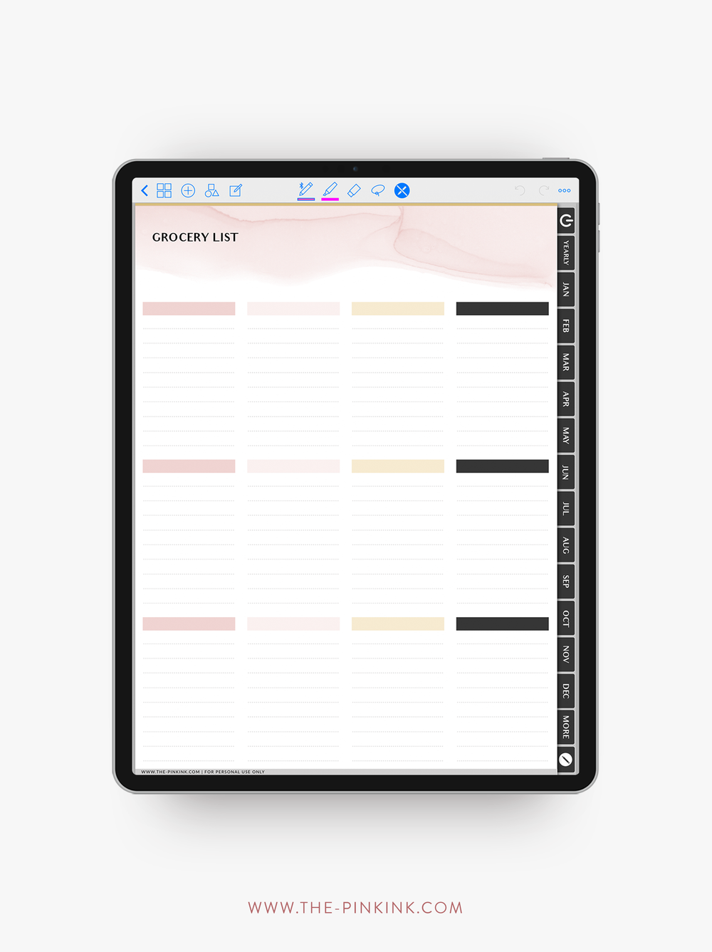 My Travel Journal — The Pink Ink Shop