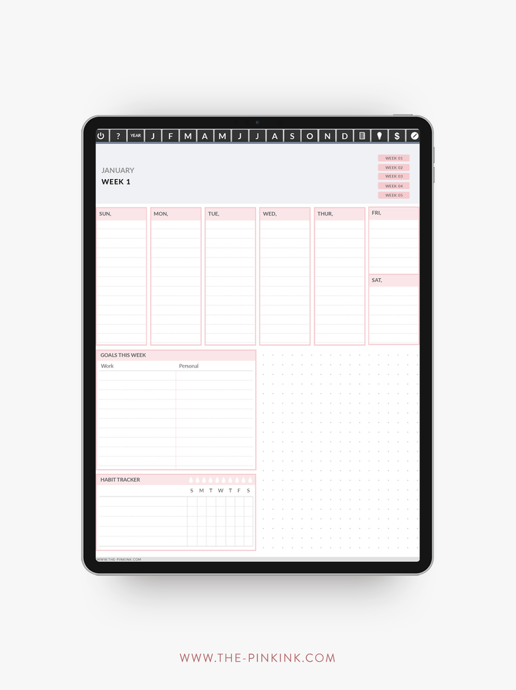 Launch Digital Planner — The Pink Ink Shop