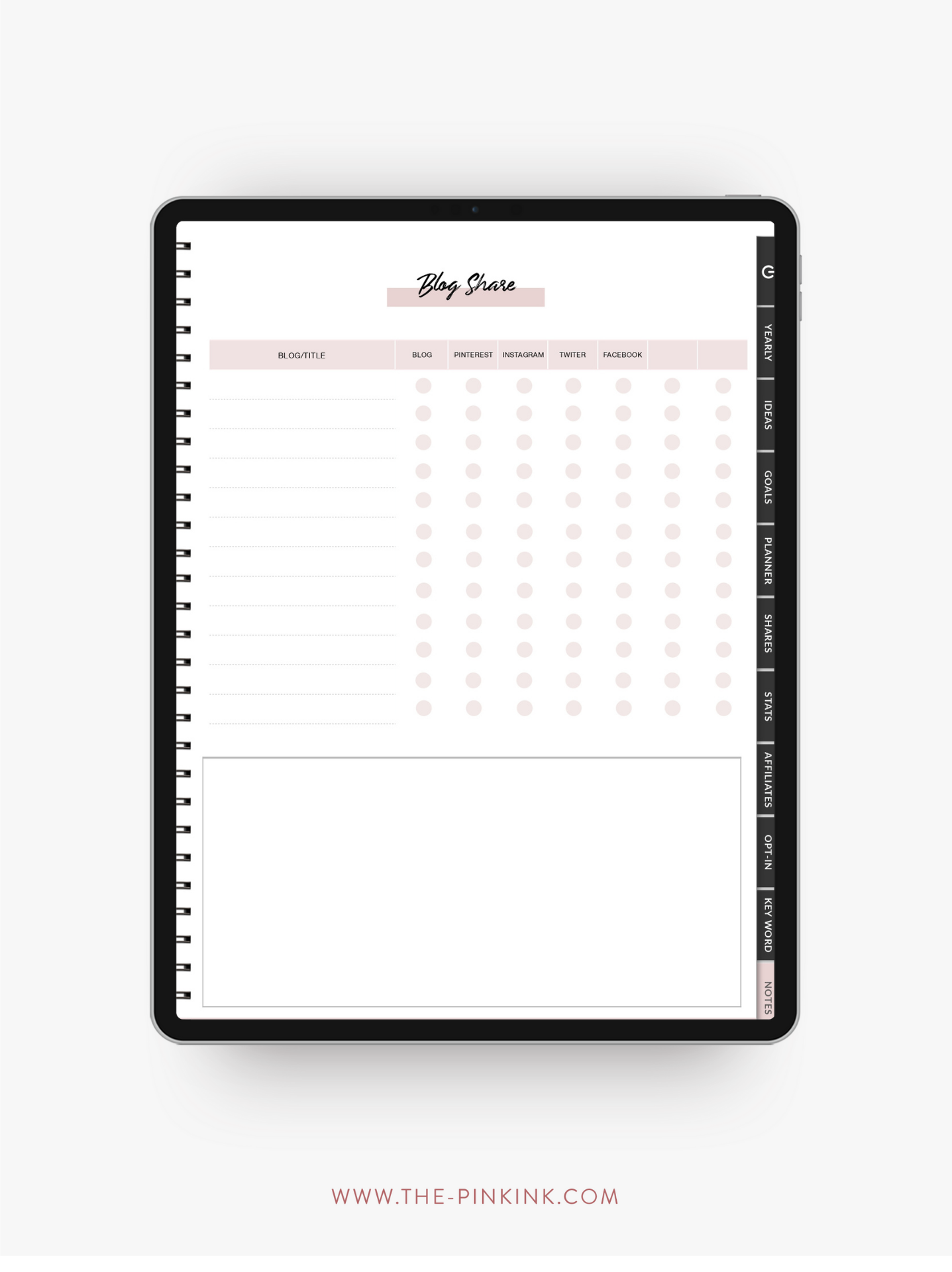 My Reading Journal — The Pink Ink Shop
