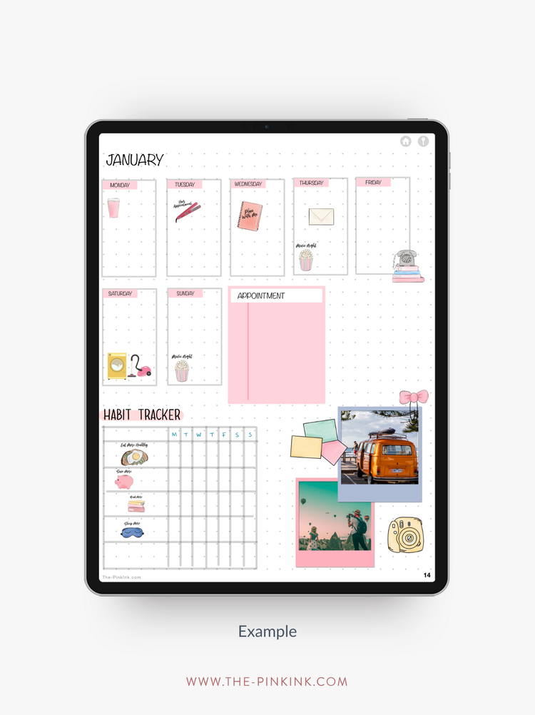 School Sticker Pack — The Pink Ink Shop