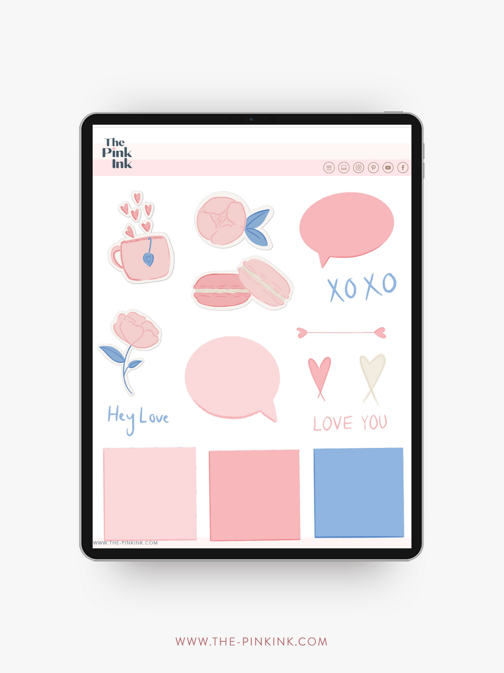 Travel Sticker Pack — The Pink Ink Shop