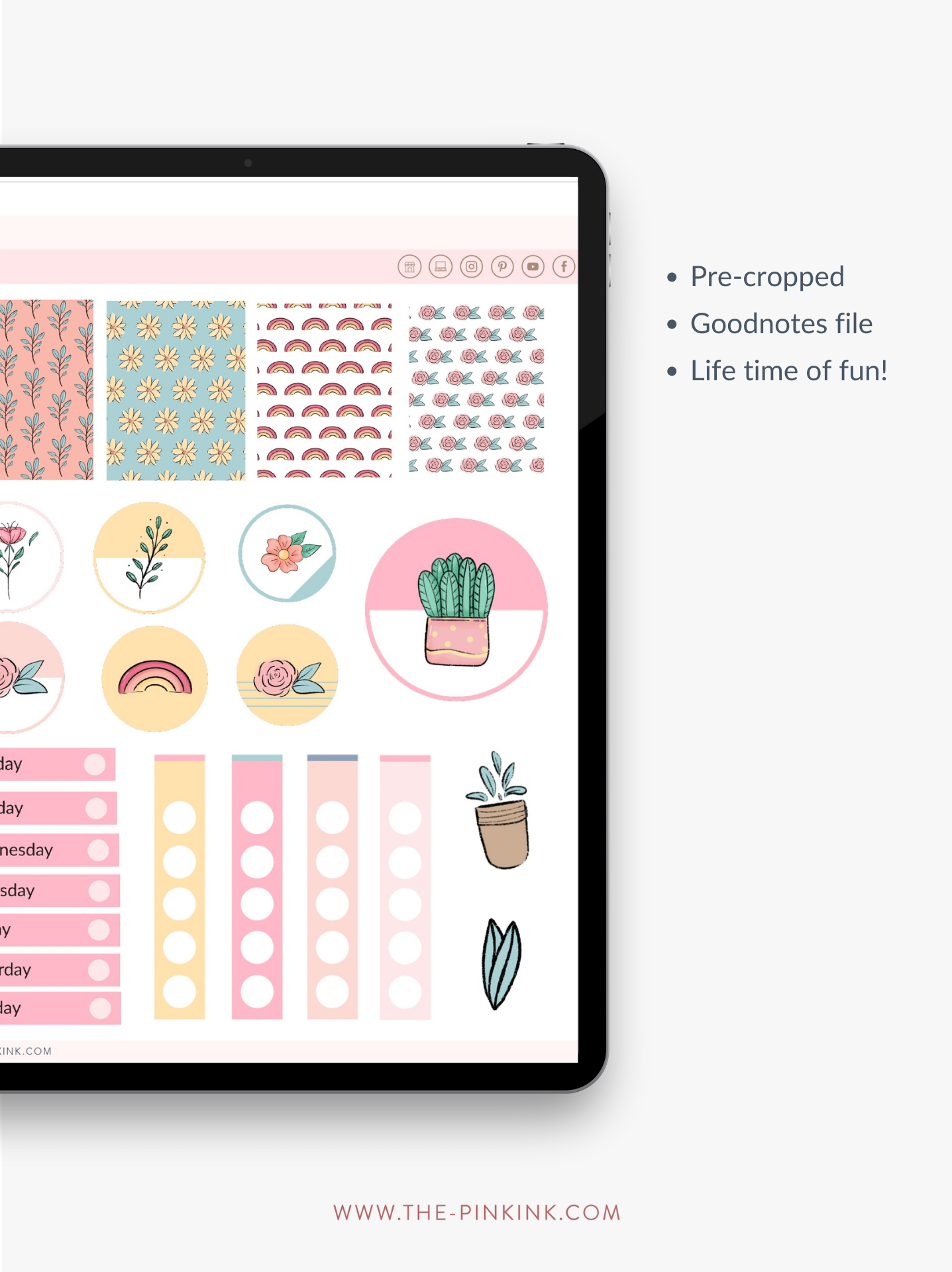Lemon Sticker Pack — The Pink Ink Shop