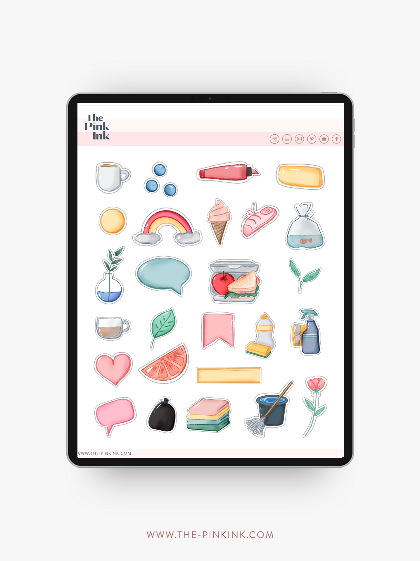 School Sticker Pack — The Pink Ink Shop