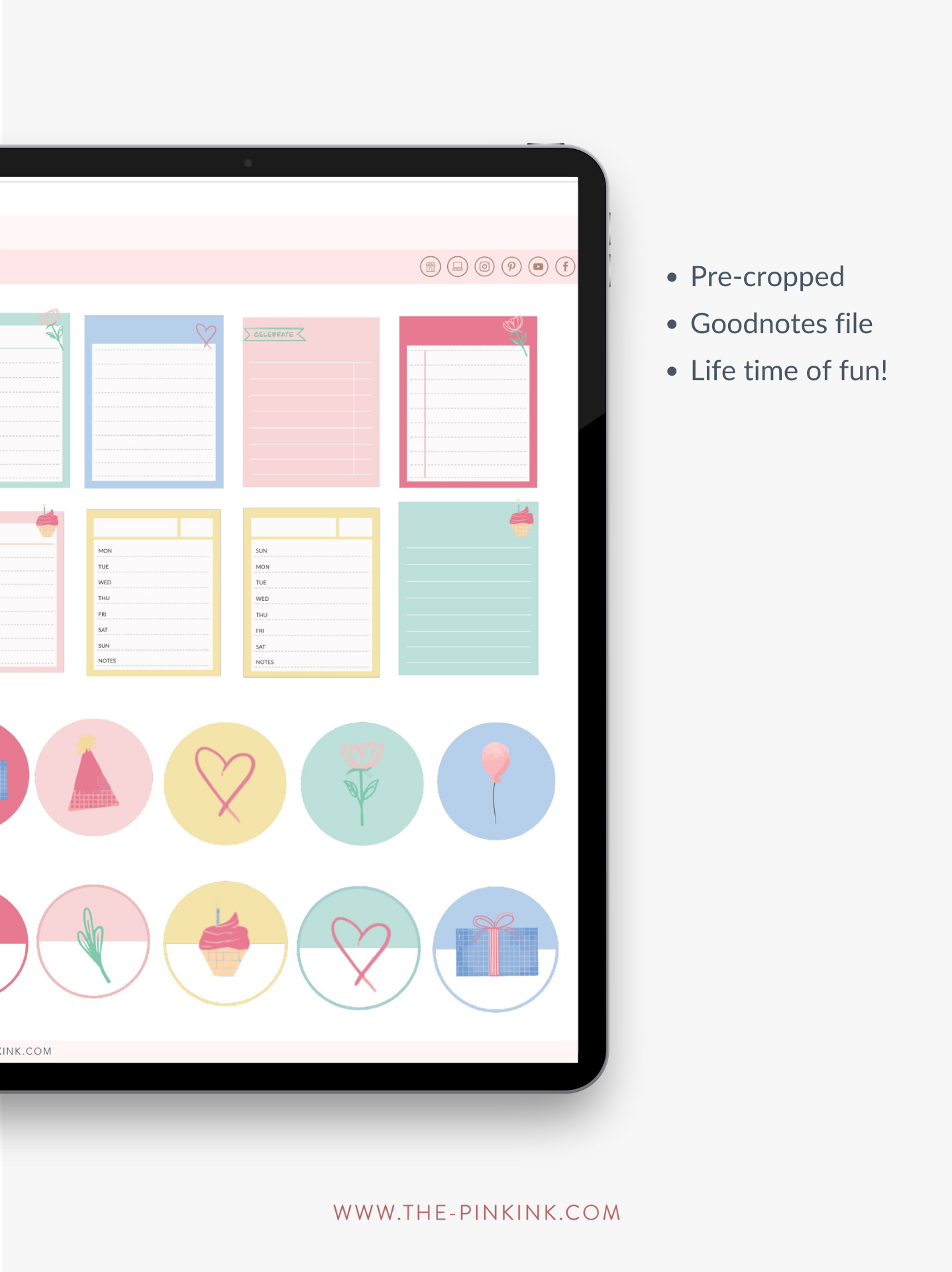 Rustic Journal Sticker Pack — The Pink Ink Shop