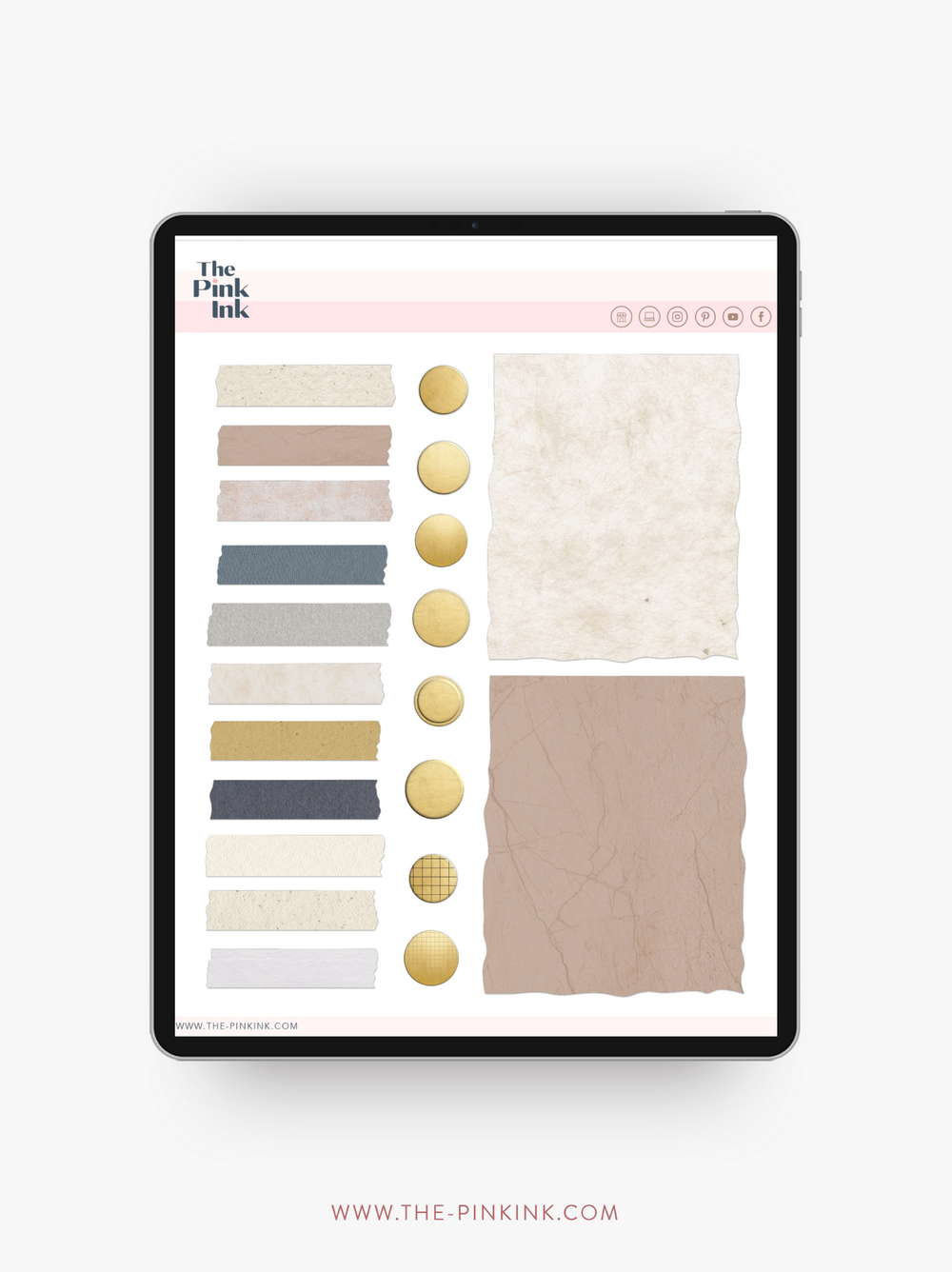 Water Color Sticker Pack — The Pink Ink Shop