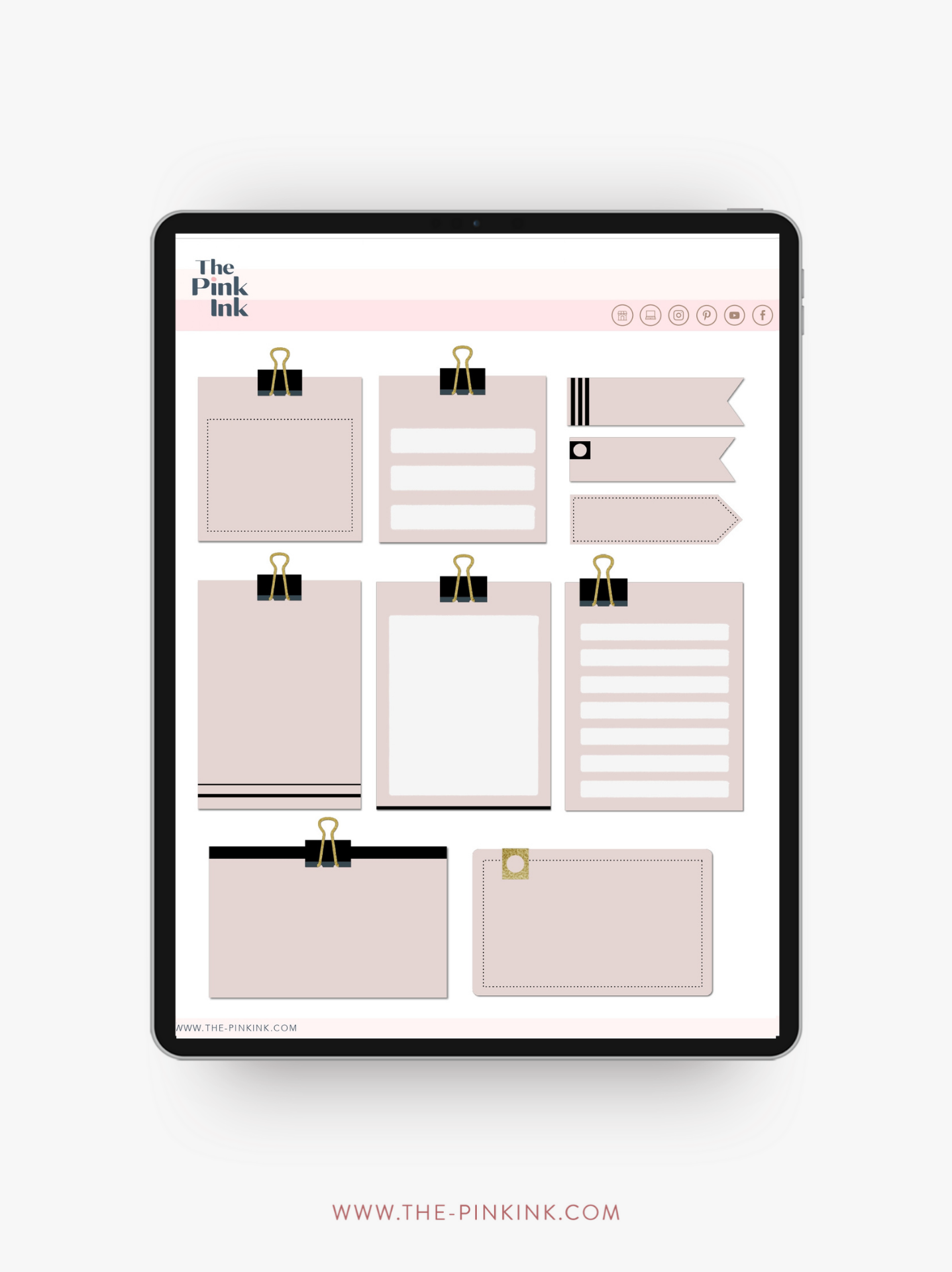 Travel Sticker Pack — The Pink Ink Shop