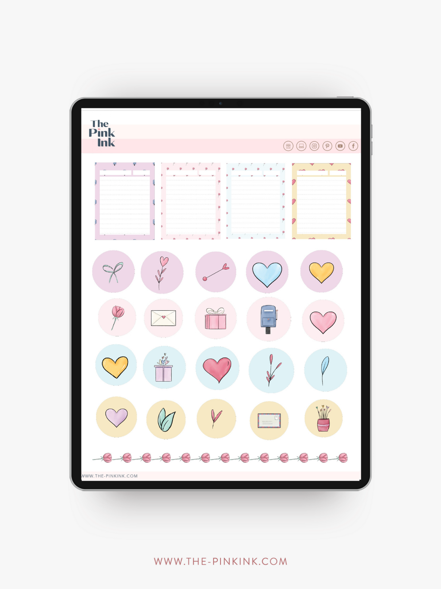 School Sticker Pack — The Pink Ink Shop