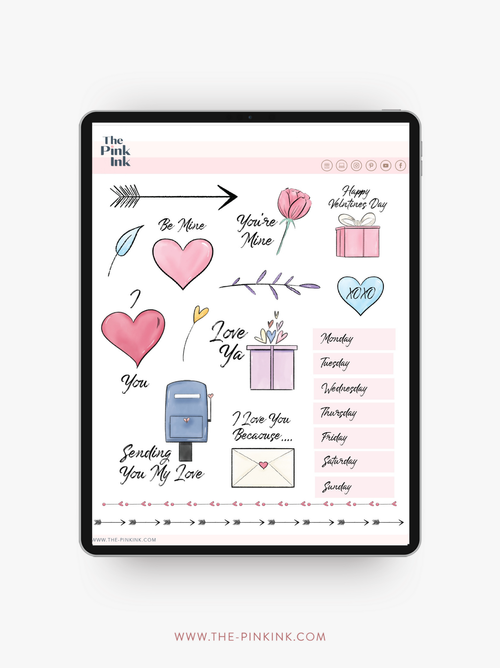 Rustic Journal Sticker Pack — The Pink Ink Shop