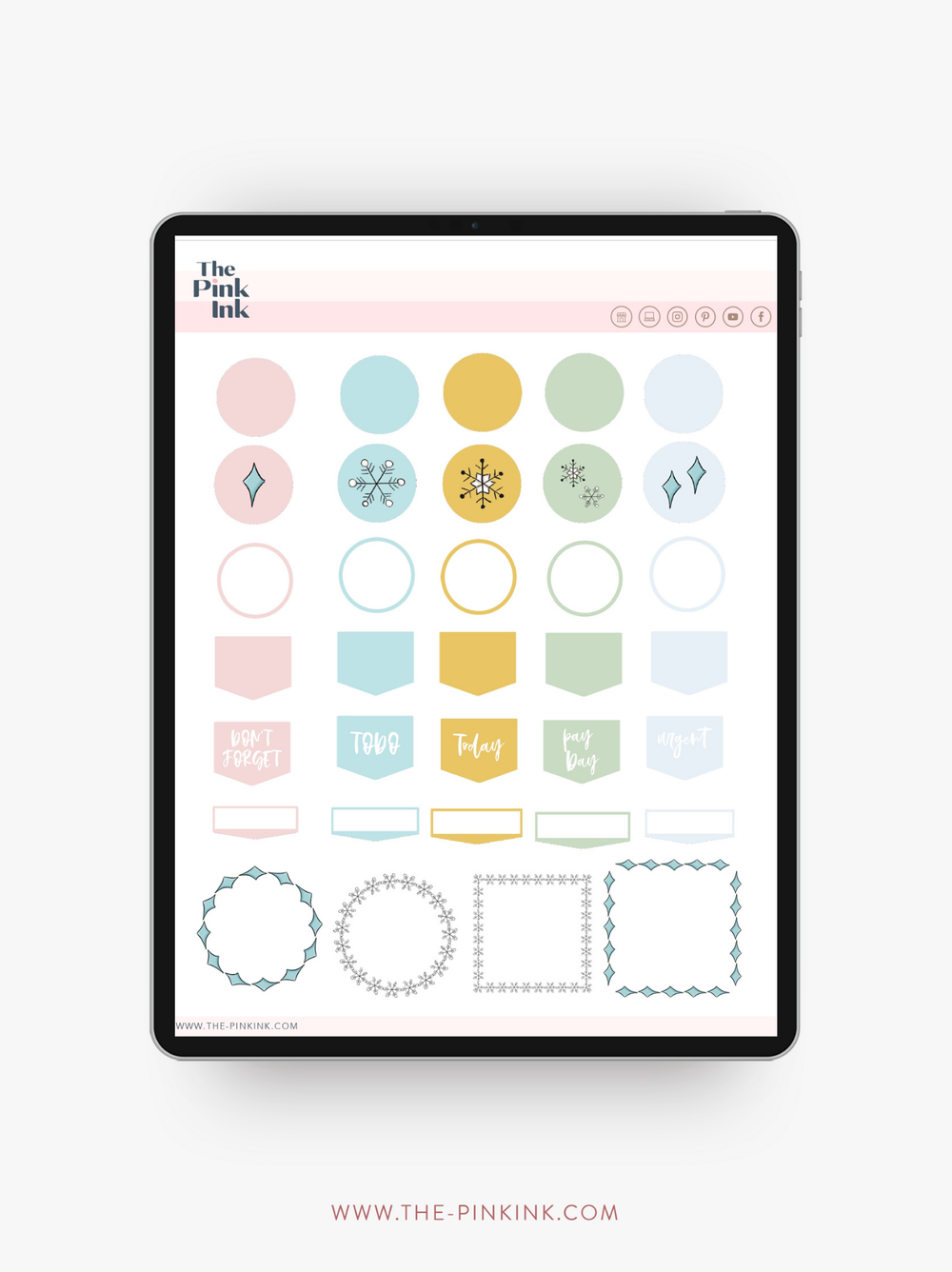 Summer Time Sticker Pack — The Pink Ink Shop