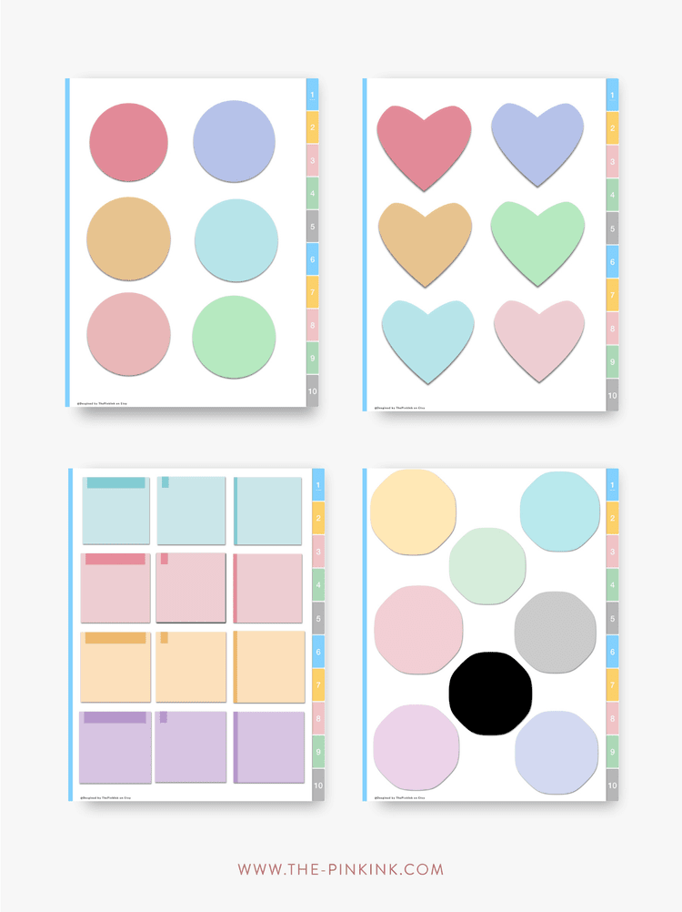 Digital Sticker Book No.6 with 800+ Digital Stickers — The Pink Ink Shop