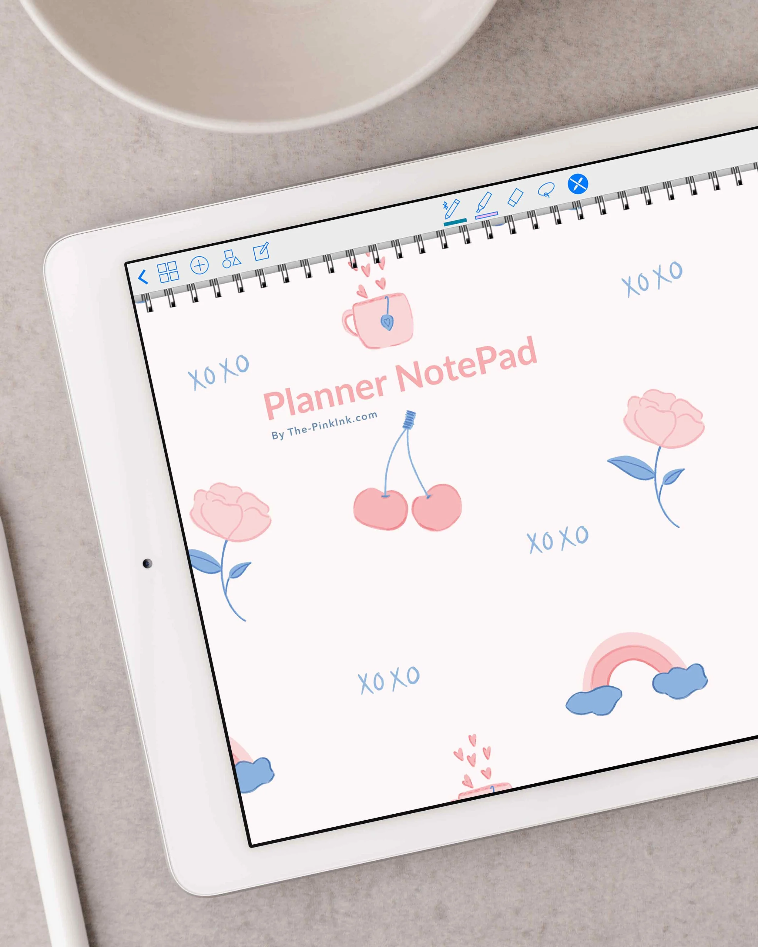 Rainbow Planner Notepad — The Pink Ink Shop