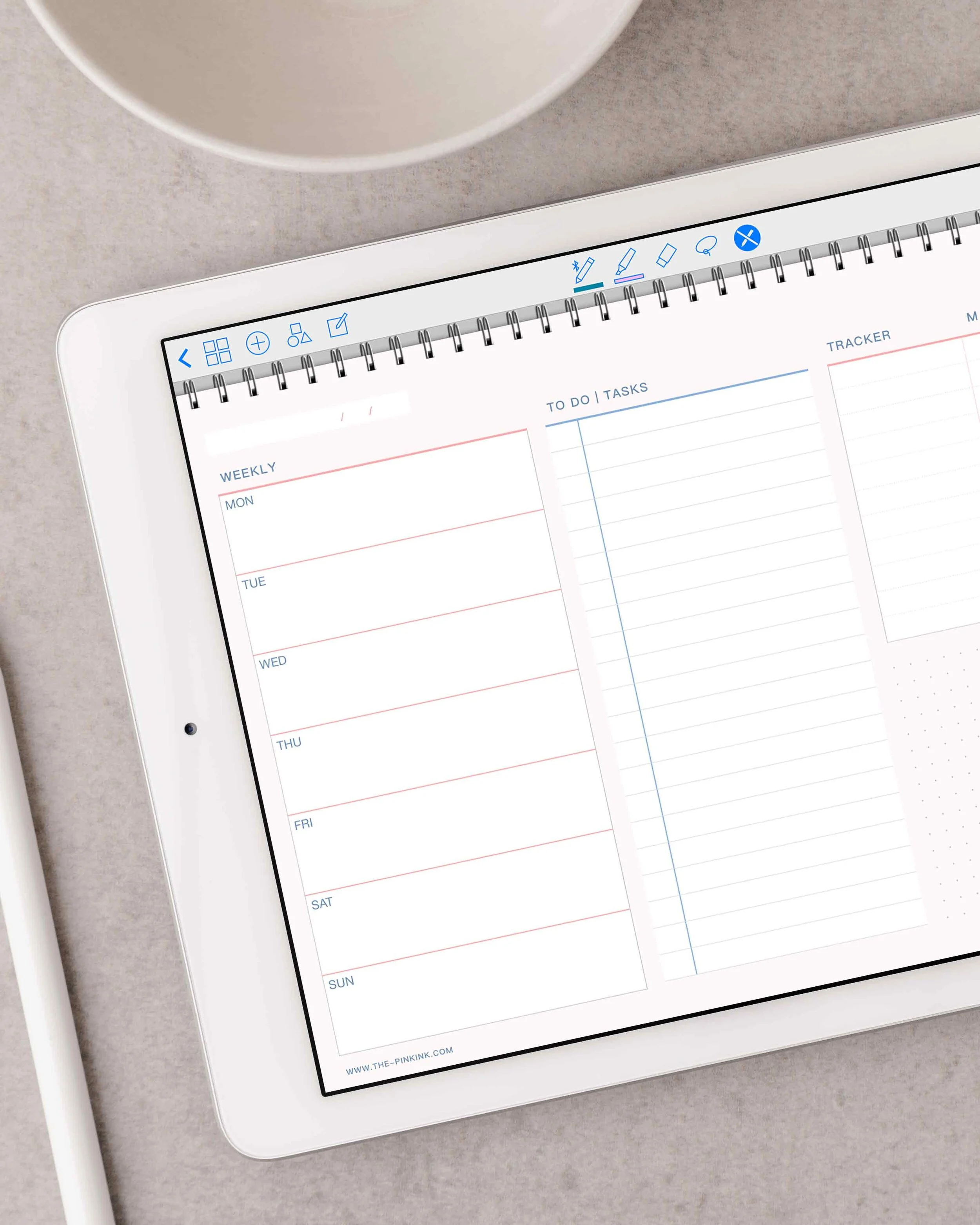 Rainbow Planner Notepad — The Pink Ink Shop