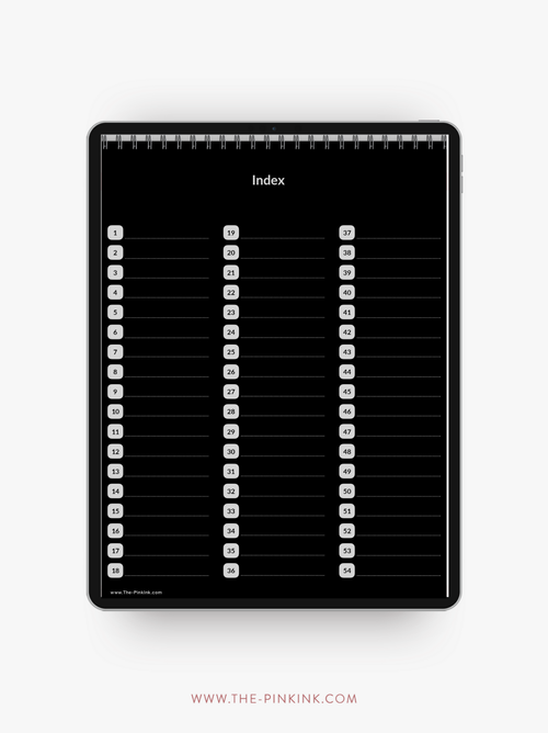 digital notepad bundle of 3 — The Pink Ink Shop