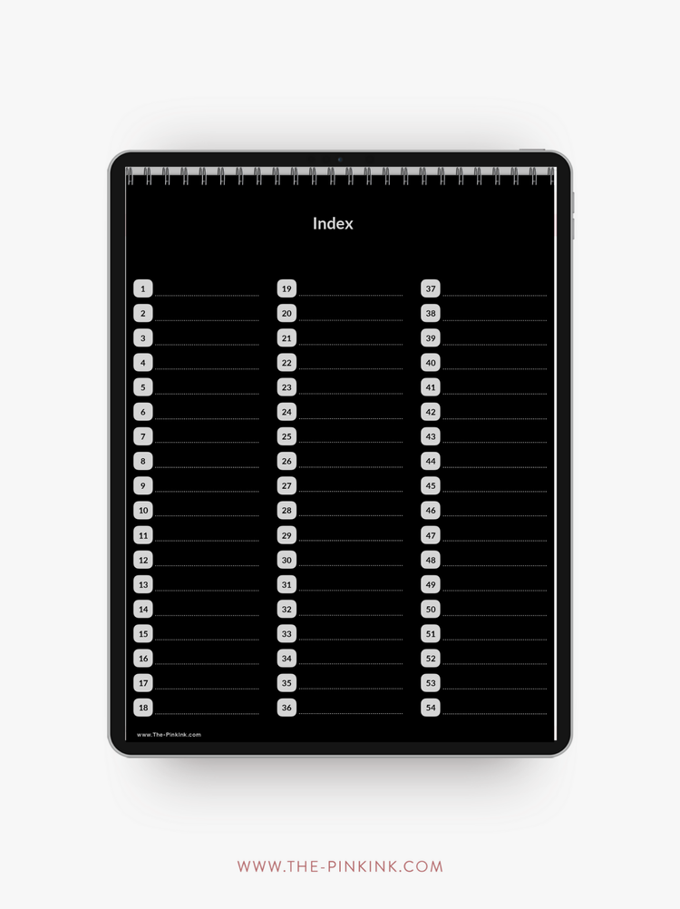 digital notepad bundle of 3 — The Pink Ink Shop