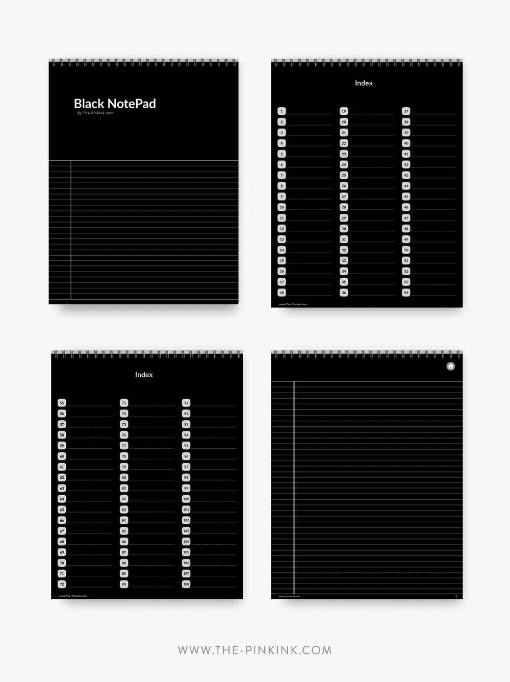 Notepad Bundle of 3 — The Pink Ink Shop