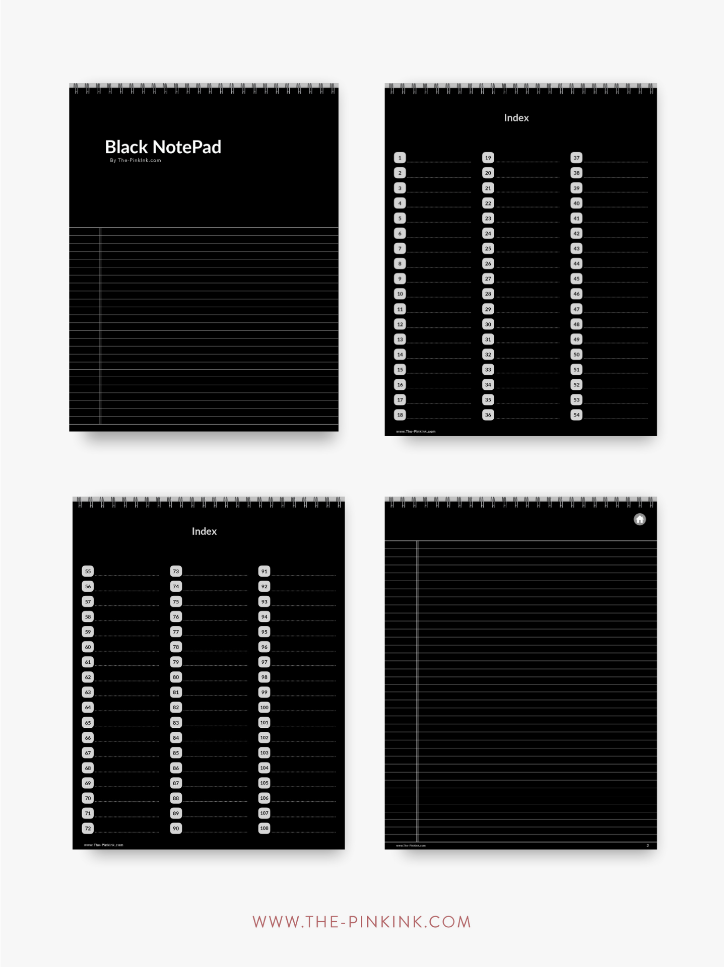 Notepad Bundle of 3 — The Pink Ink Shop