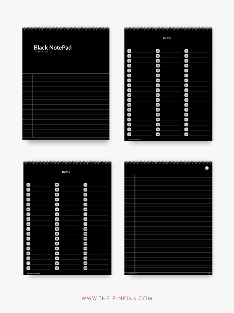 Notepad Bundle of 3 — The Pink Ink Shop