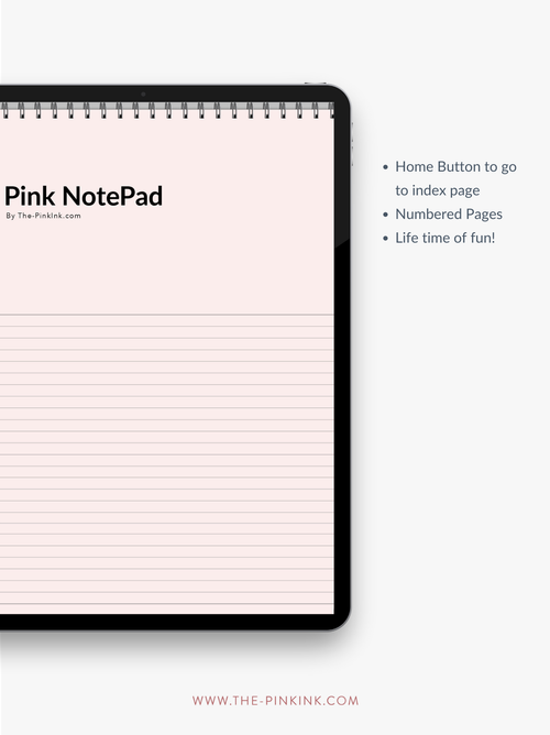 Notepad Bundle of 3 — The Pink Ink Shop
