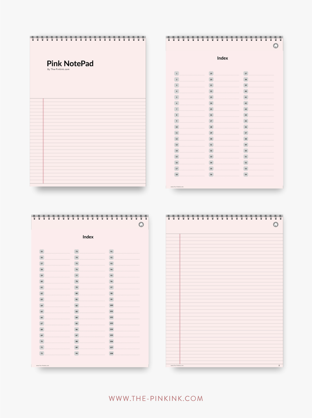 Notepad Bundle of 3 — The Pink Ink Shop