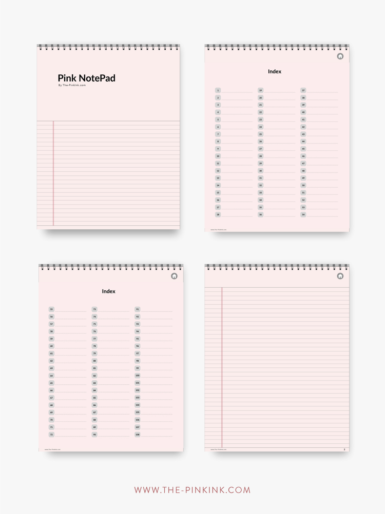 Notepad Bundle of 3 — The Pink Ink Shop