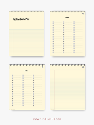 digital notepad bundle of 3 — The Pink Ink Shop