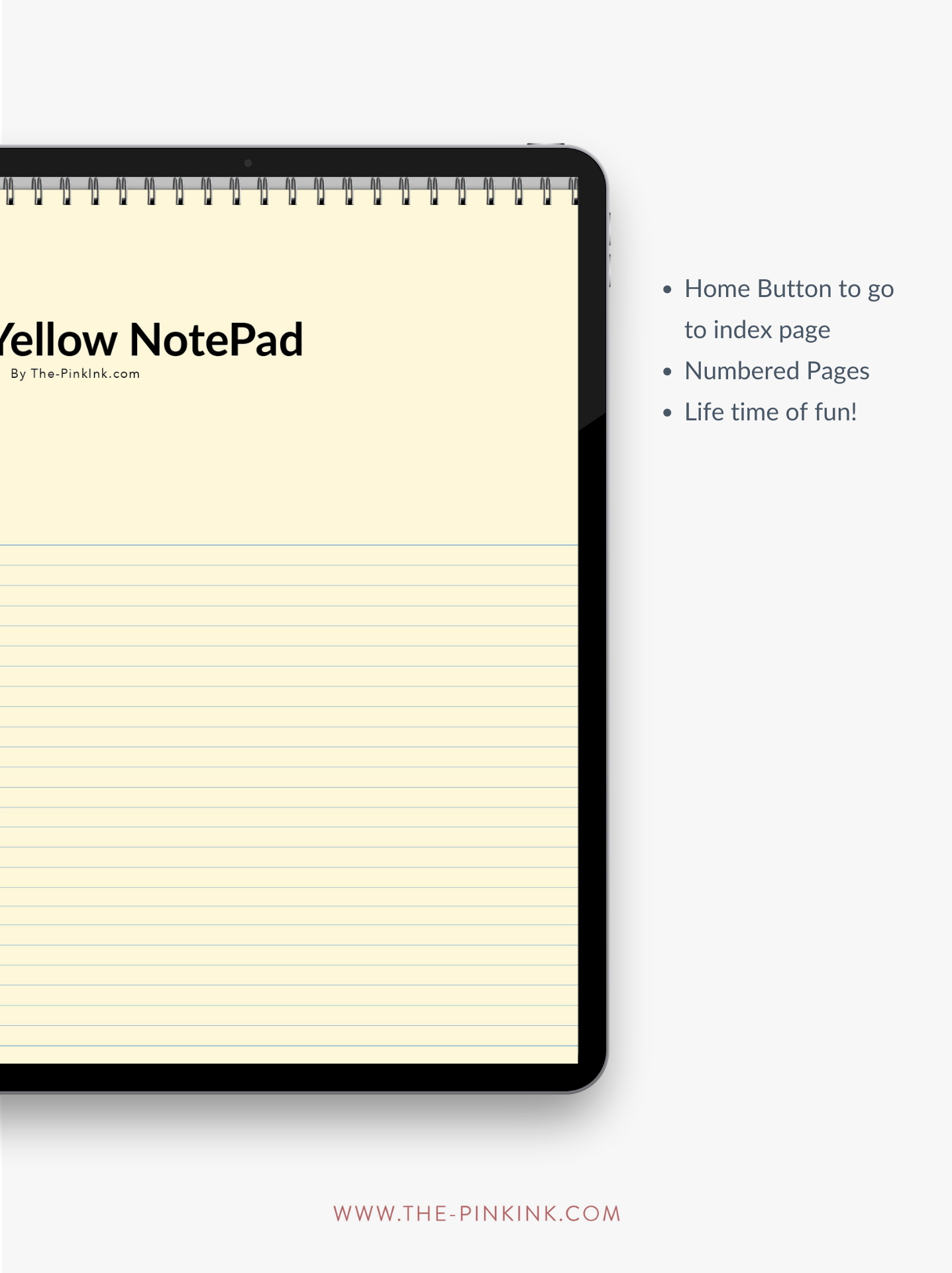 digital notepad bundle of 3 — The Pink Ink Shop