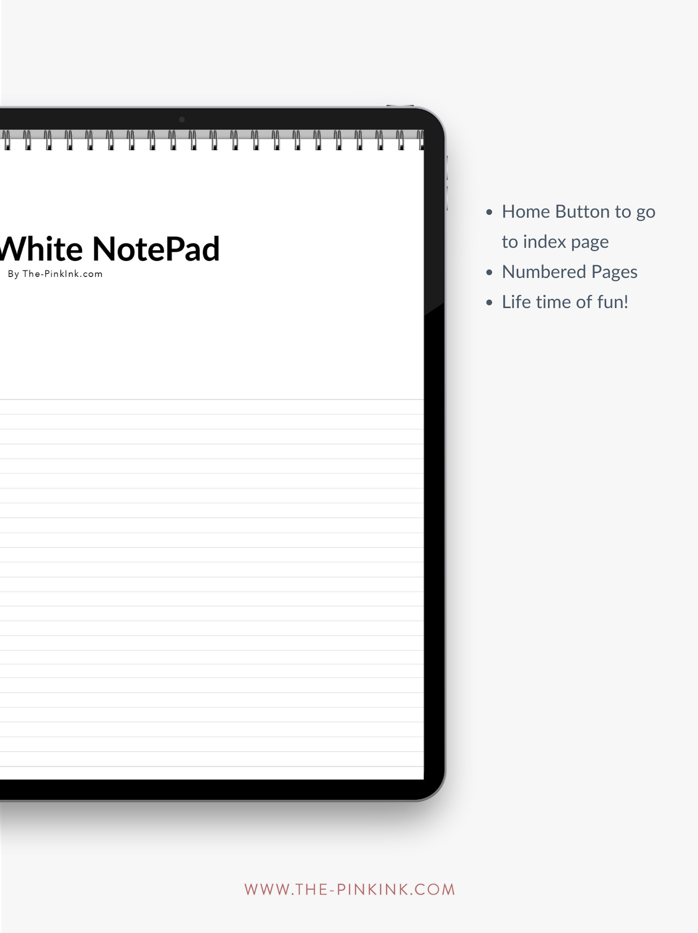 Yellow Notepad — The Pink Ink Shop