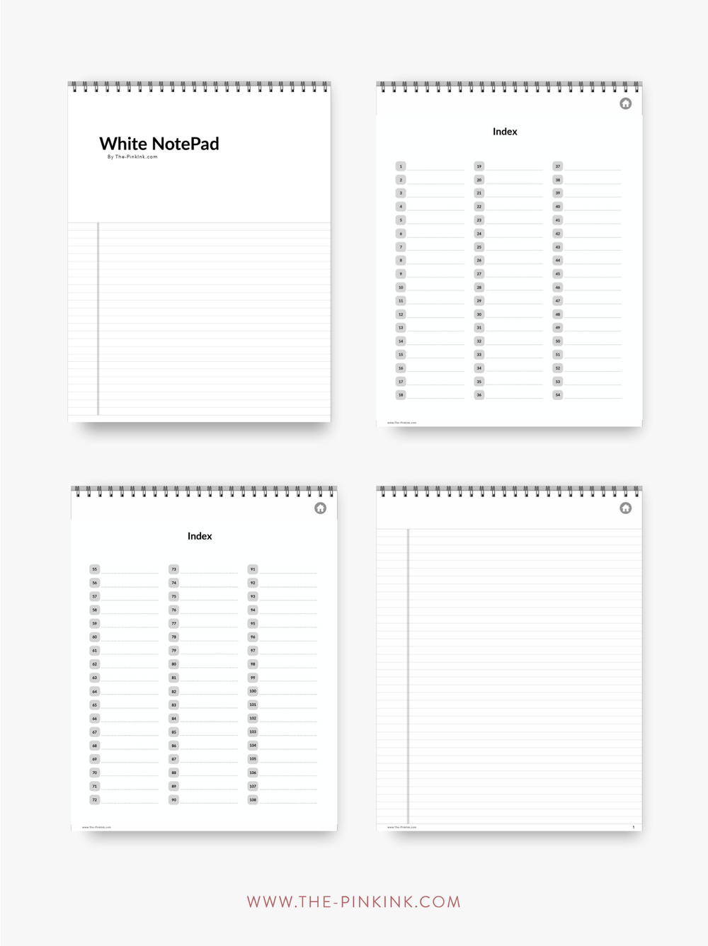 digital notepad in pink for iPad — The Pink Ink Shop