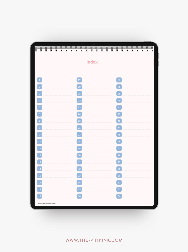 digital notepad bundle of 3 — The Pink Ink Shop