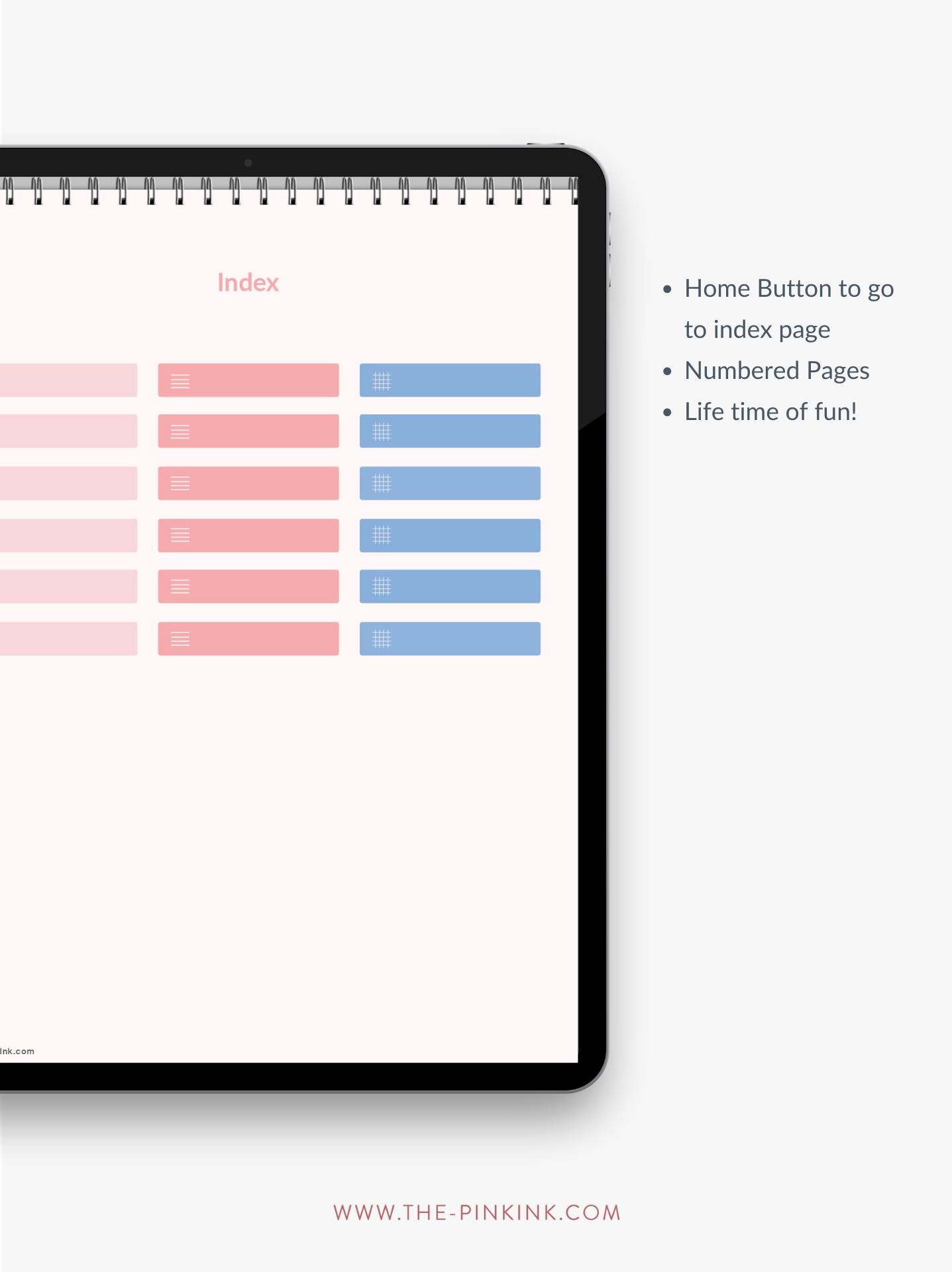 digital notepad bundle of 3 — The Pink Ink Shop