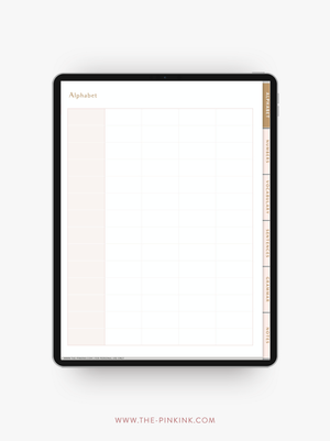 Blue Digital Language Notebook — The Pink Ink Shop