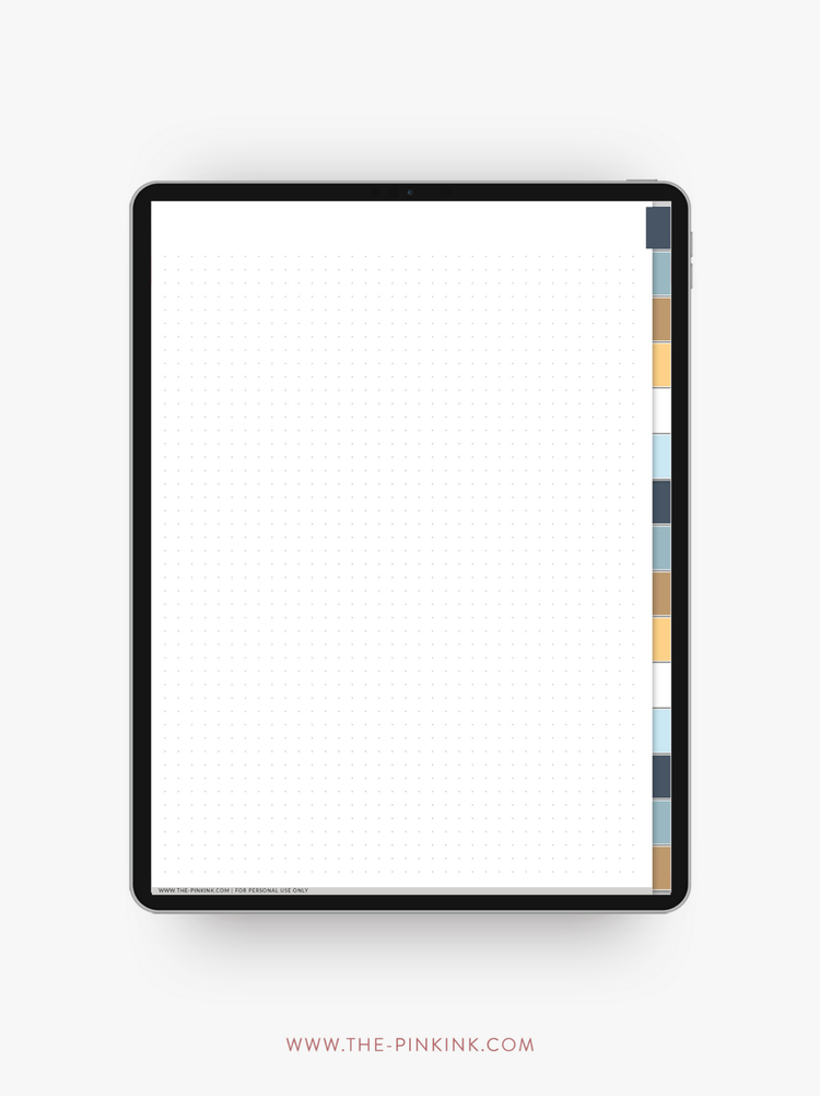15 Subject Notebook - Dotted — The Pink Ink Shop