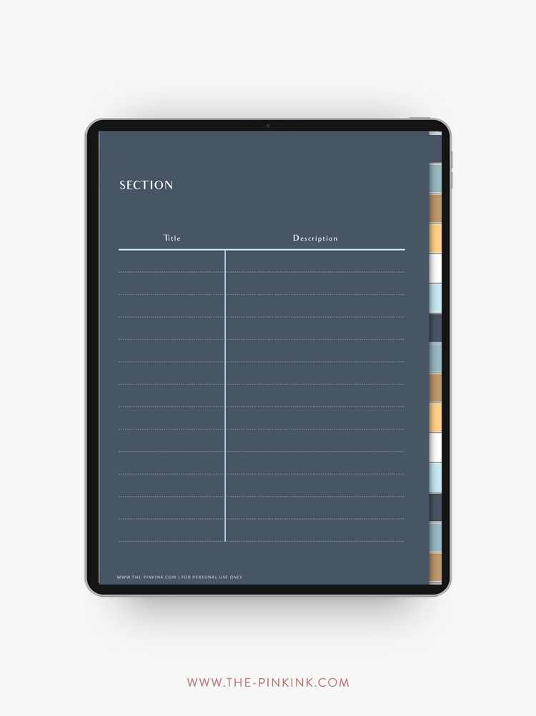 15 Subject Notebook - Dotted — The Pink Ink Shop