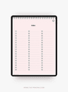 digital notepad in pink for iPad — The Pink Ink Shop