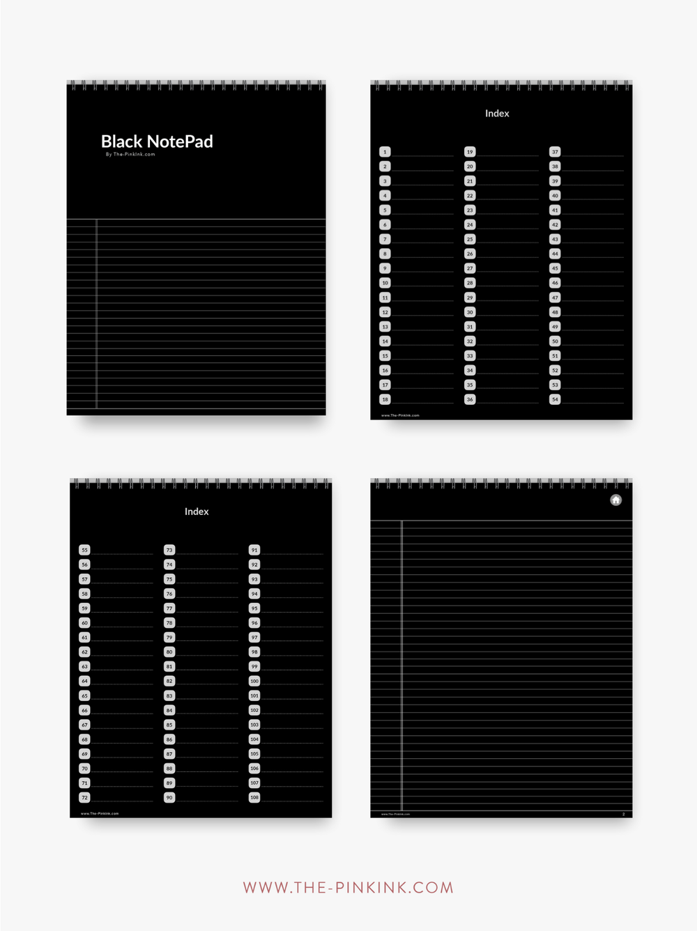 digital notepad in pink for iPad — The Pink Ink Shop