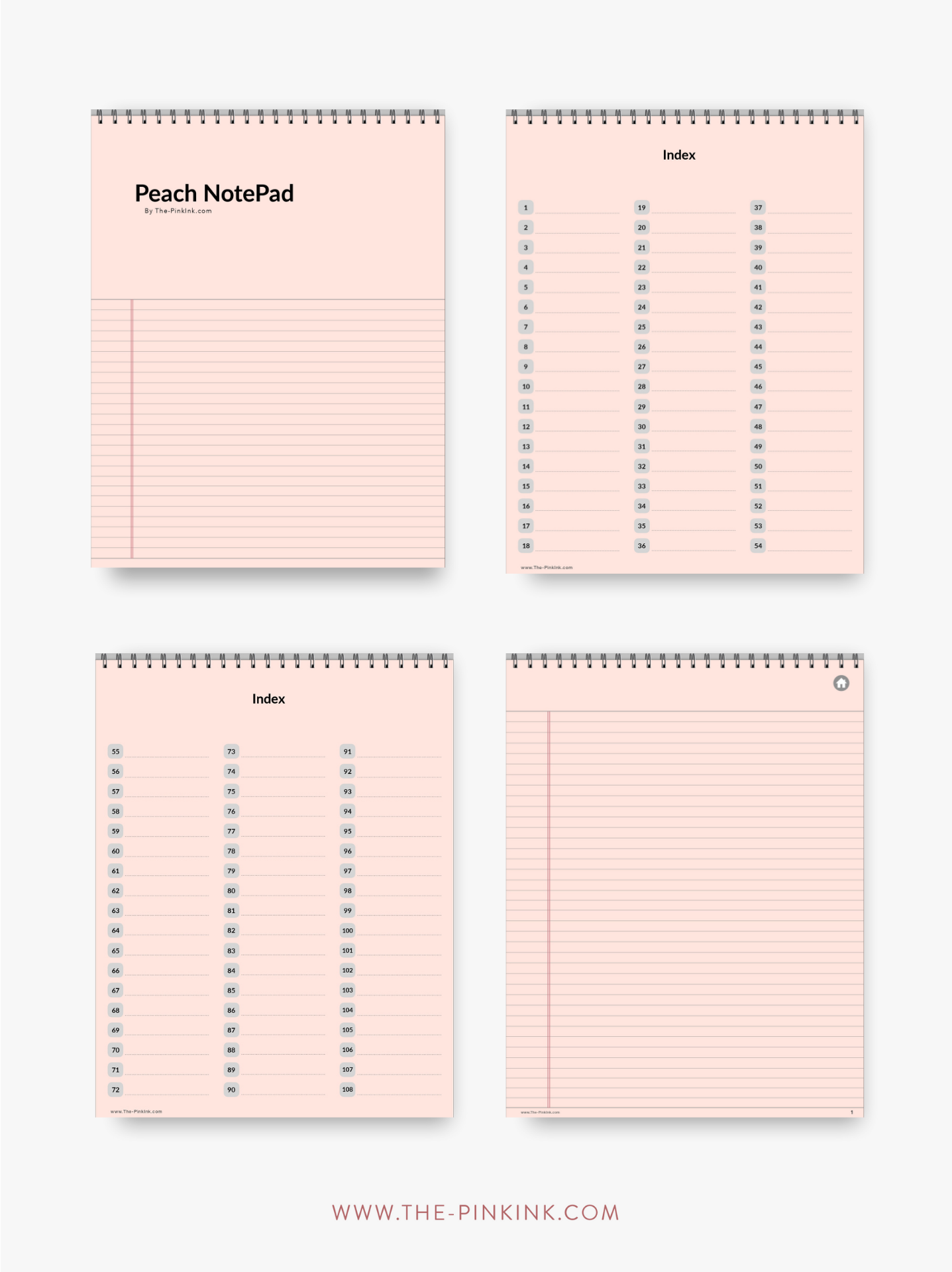digital notepad in pink for iPad — The Pink Ink Shop