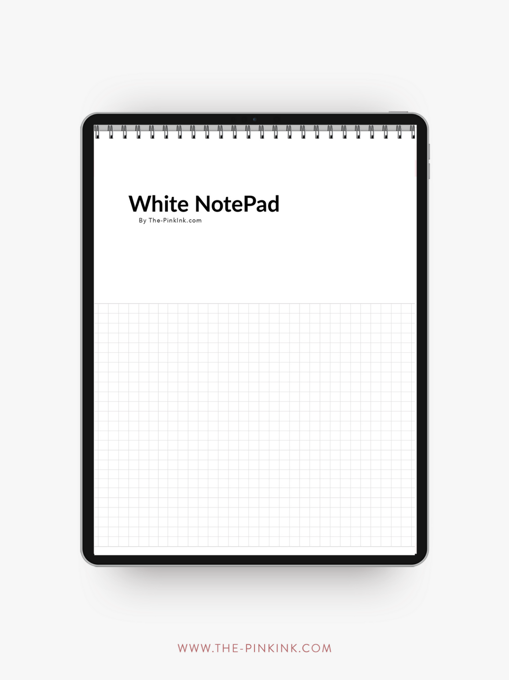 digital notepad in pink for iPad — The Pink Ink Shop