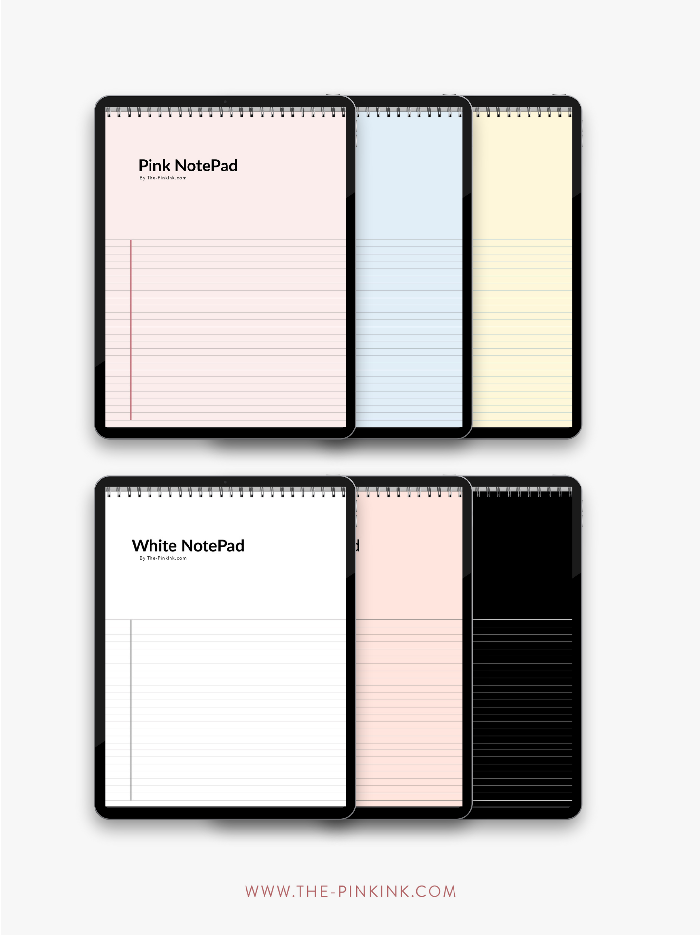 digital notepad in pink for iPad — The Pink Ink Shop