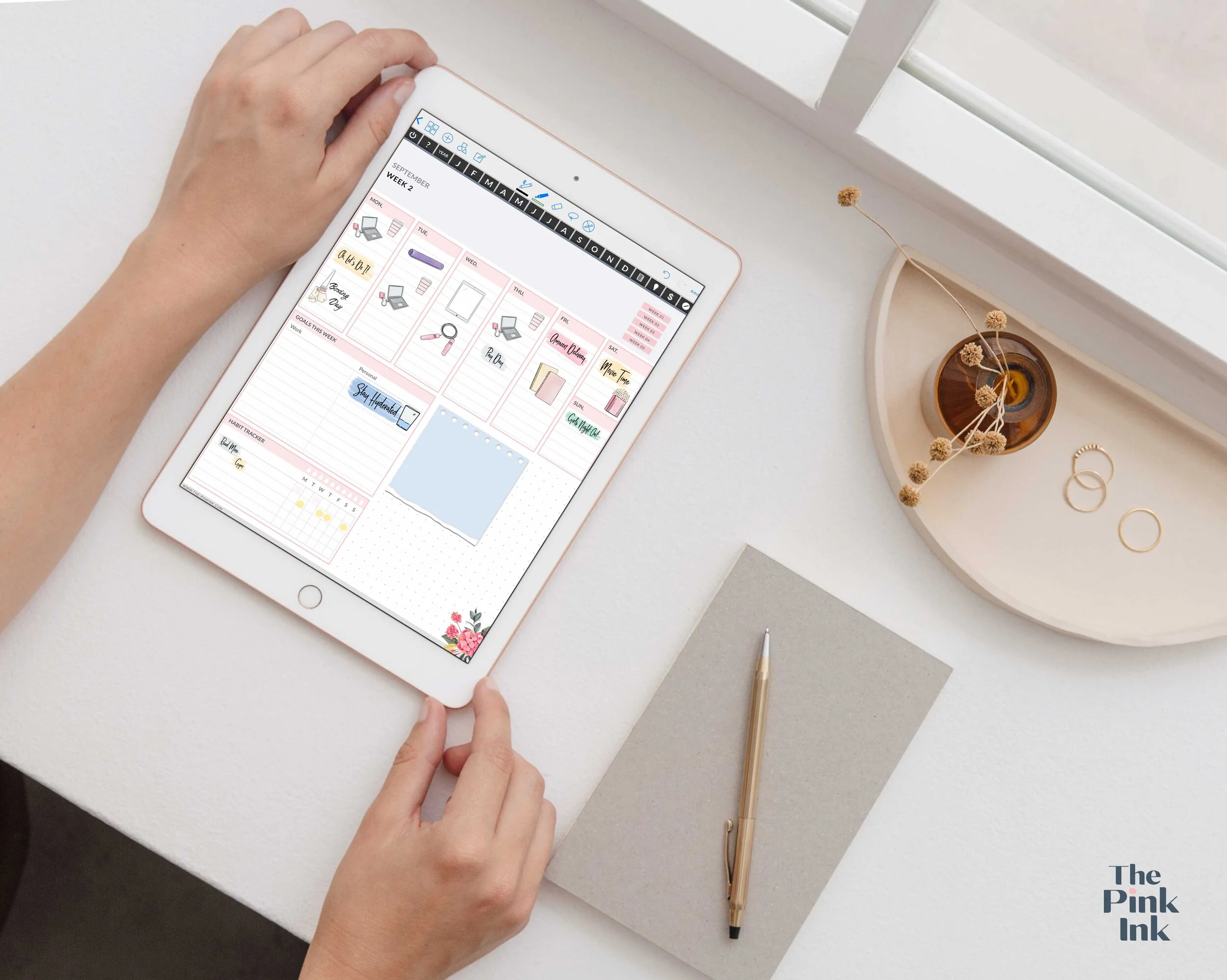 Best Digital Planner for iPad and Goodnotes app - The Pink Ink Shop ...
