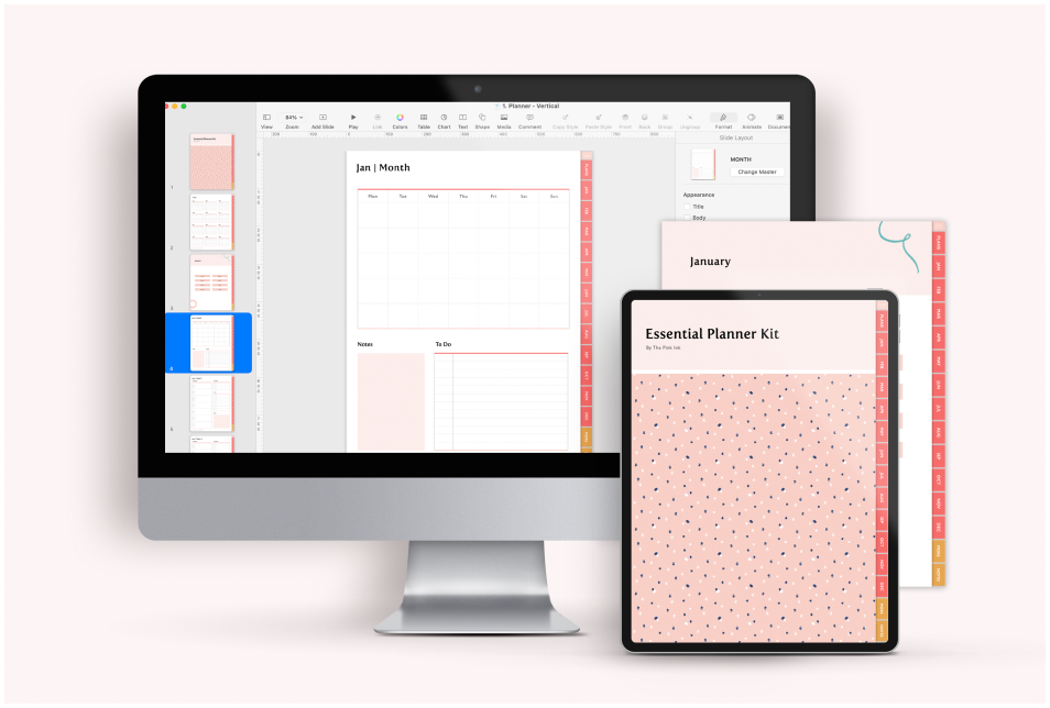 Shop Digital Planners, Journals, Stickers & More - The Pink Ink Shop ...